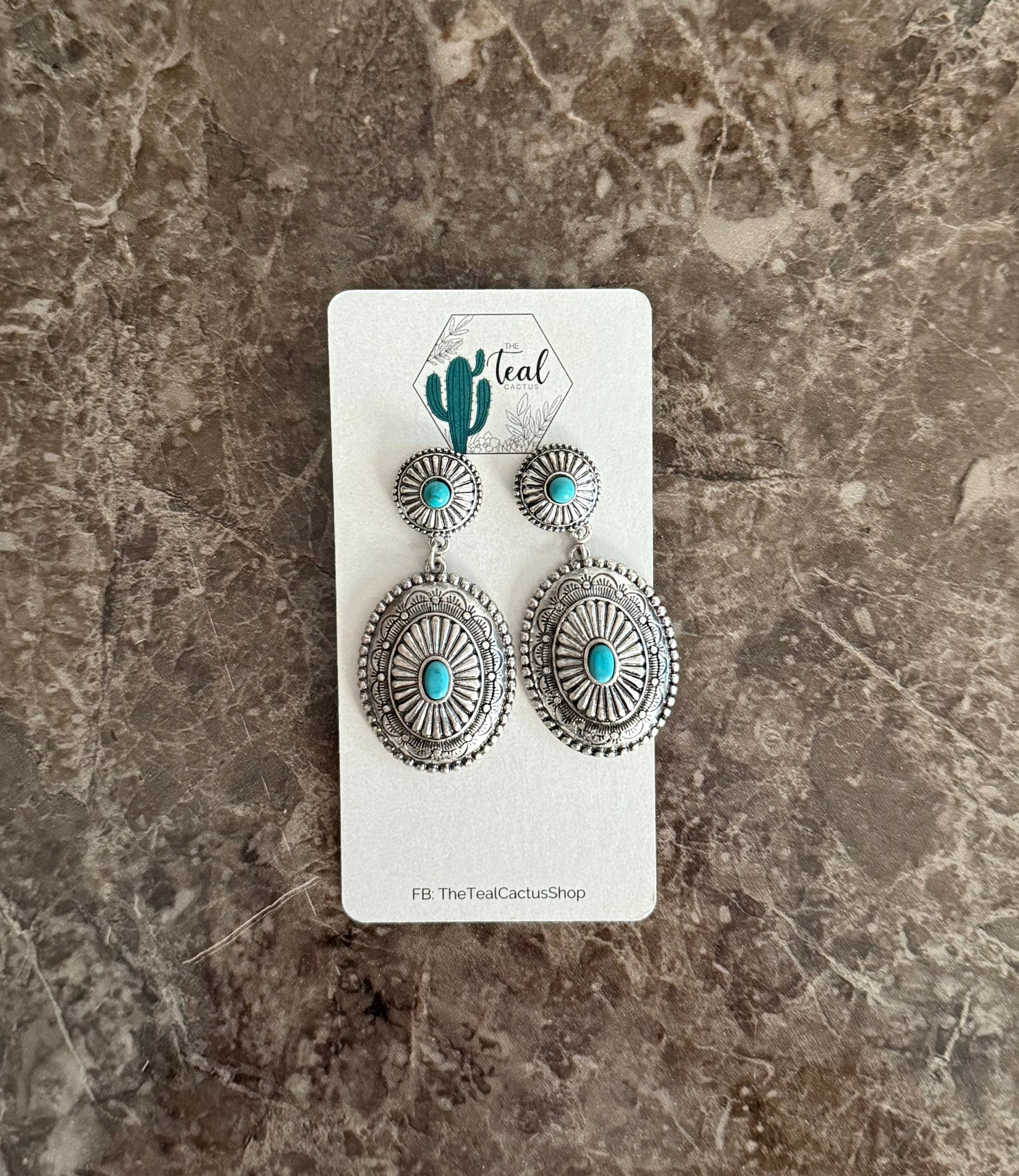 Rodeo Queen Earrings – The Teal Cactus